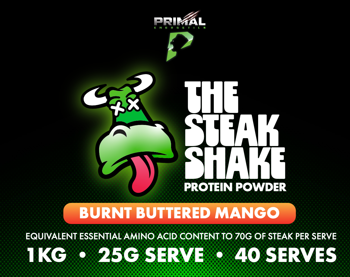 The Steak Shake - Burnt Buttered Mango – Primal Energetics